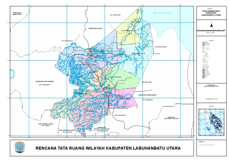 GB 1-2 Peta Batas Administrasi Kabupaten Labuhanbatu Utara | PDF