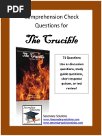 The Crucible Study Guide ANSWERS | PDF | Social Science | Religion ...