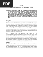 GATT and WTO Trade Rounds | PDF | World Trade Organization | General ...