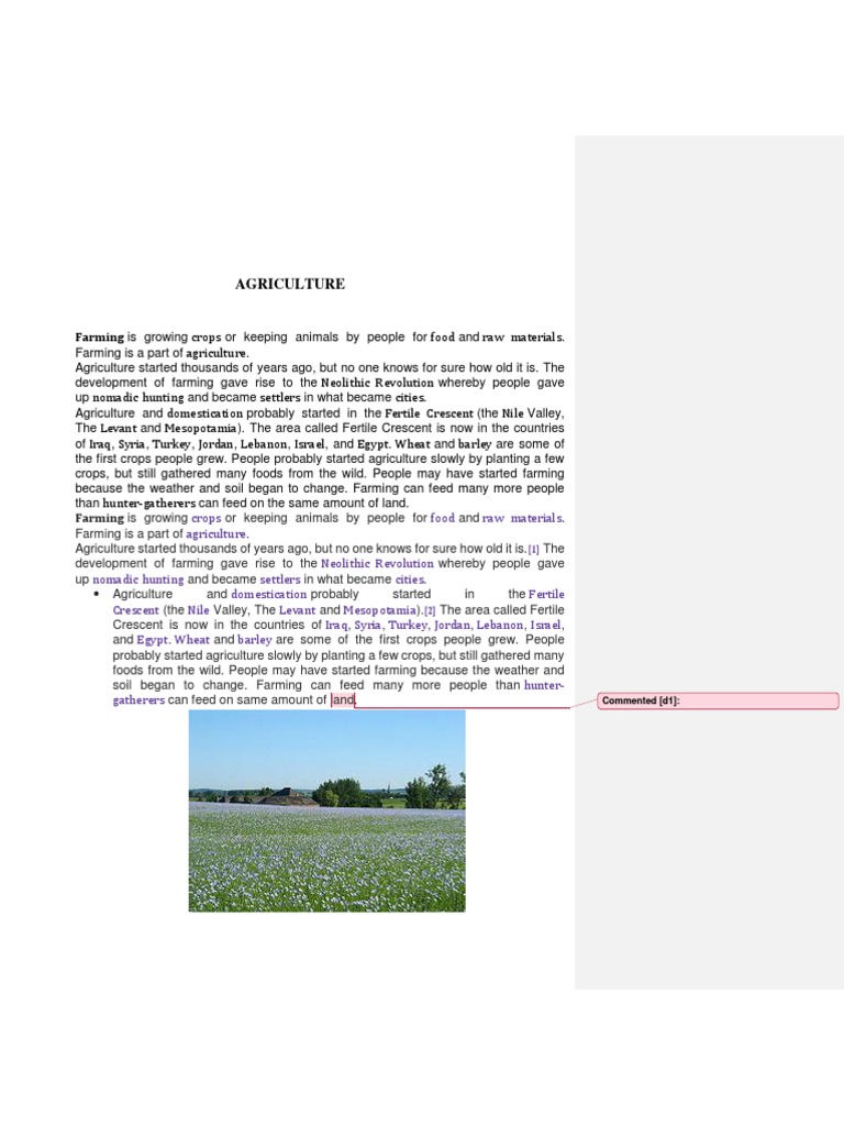 Agriculture: Farming | PDF | Intensive Farming | Agriculture