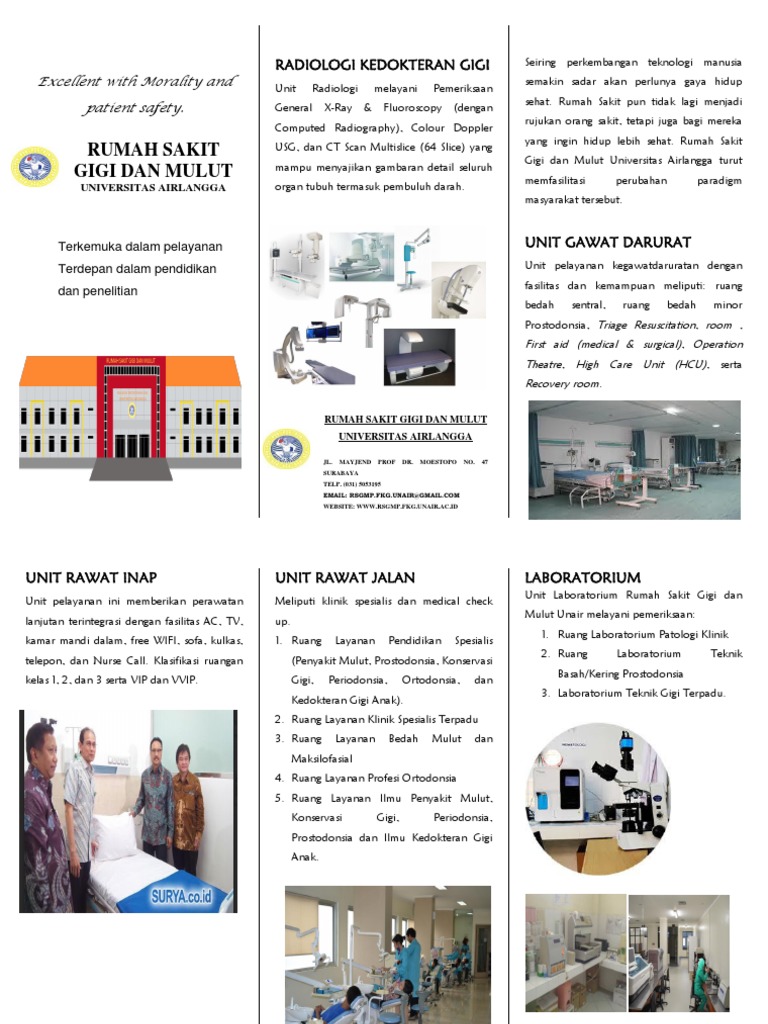 Leaflet Profil RSGM | PDF | Pengembangan Diri | Sains & Matematika