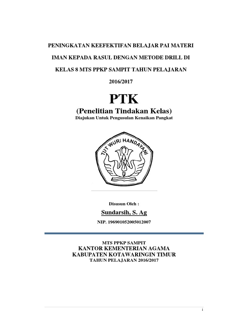 Contoh PTK | PDF