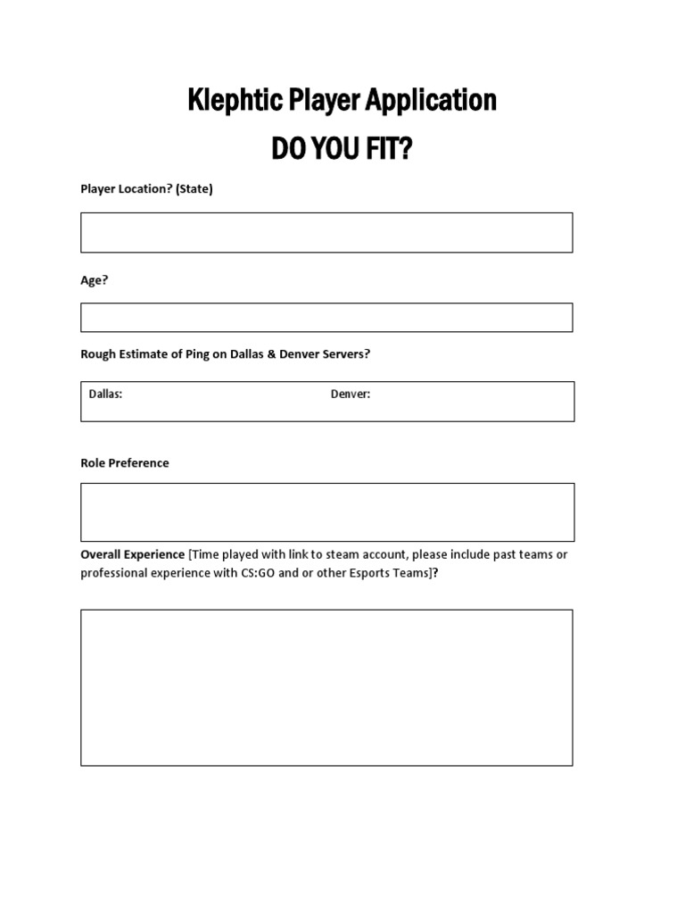 Klephtic CSGO Application | PDF