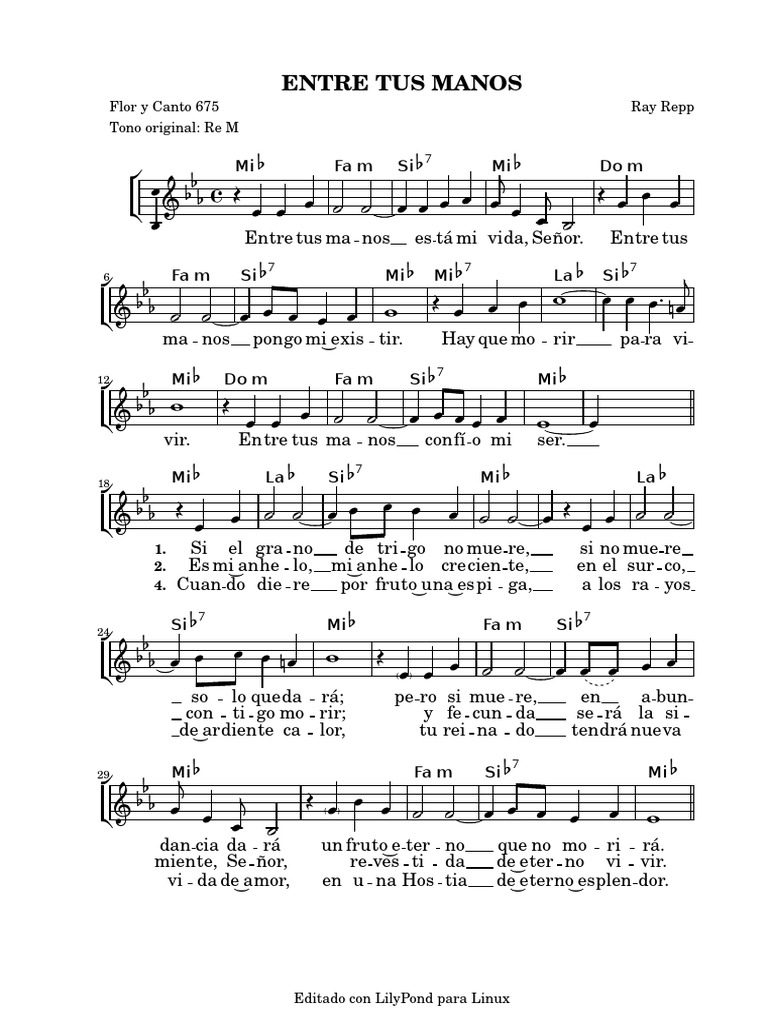 Entre Tus Manos | Ocio