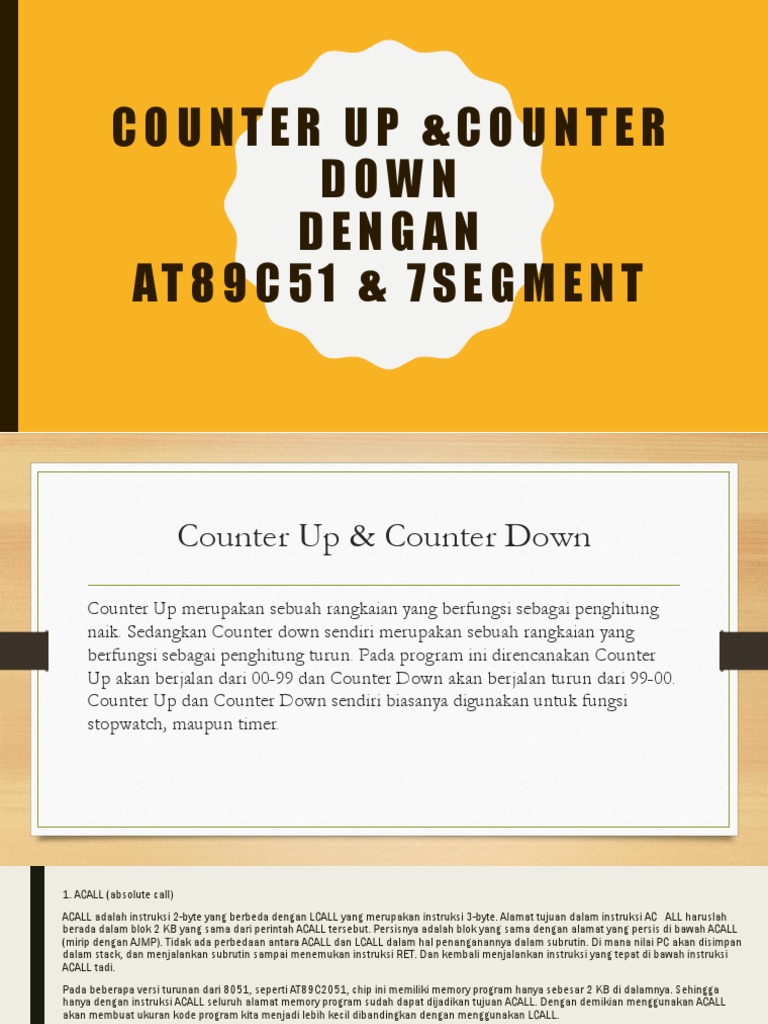 Counter Up &counter Down | PDF