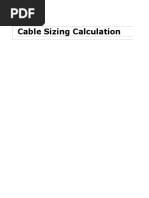 Cable Sizing Calculation - Open Electrical PDF | PDF | Electrical Impedance | Alternating Current