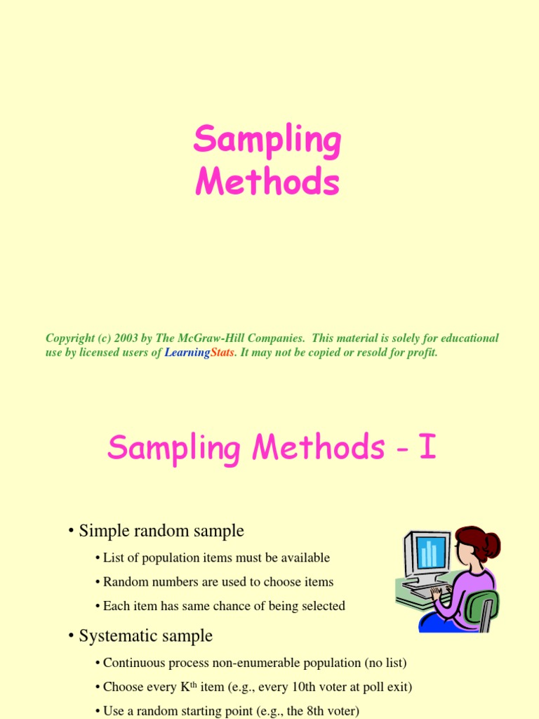 Sampling Methods | PDF | Stratified Sampling | Sampling (Statistics)