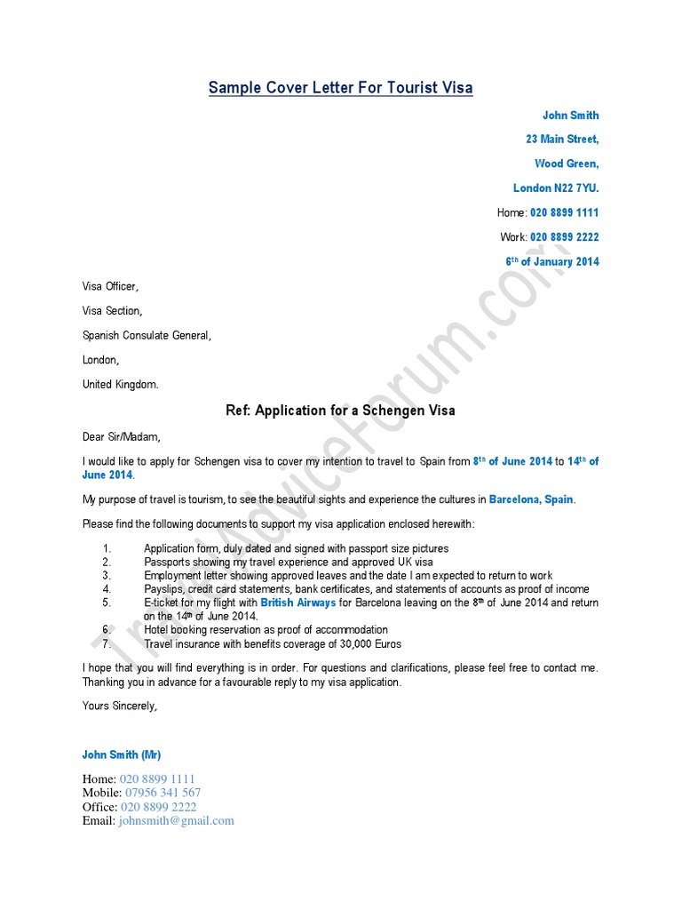 Visitor Visa Sample | PDF | Travel Visa | Government