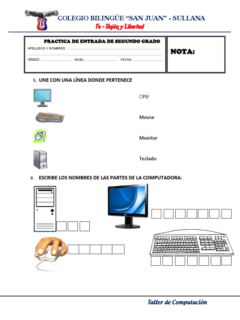Practica de Entrada Computacion | PDF