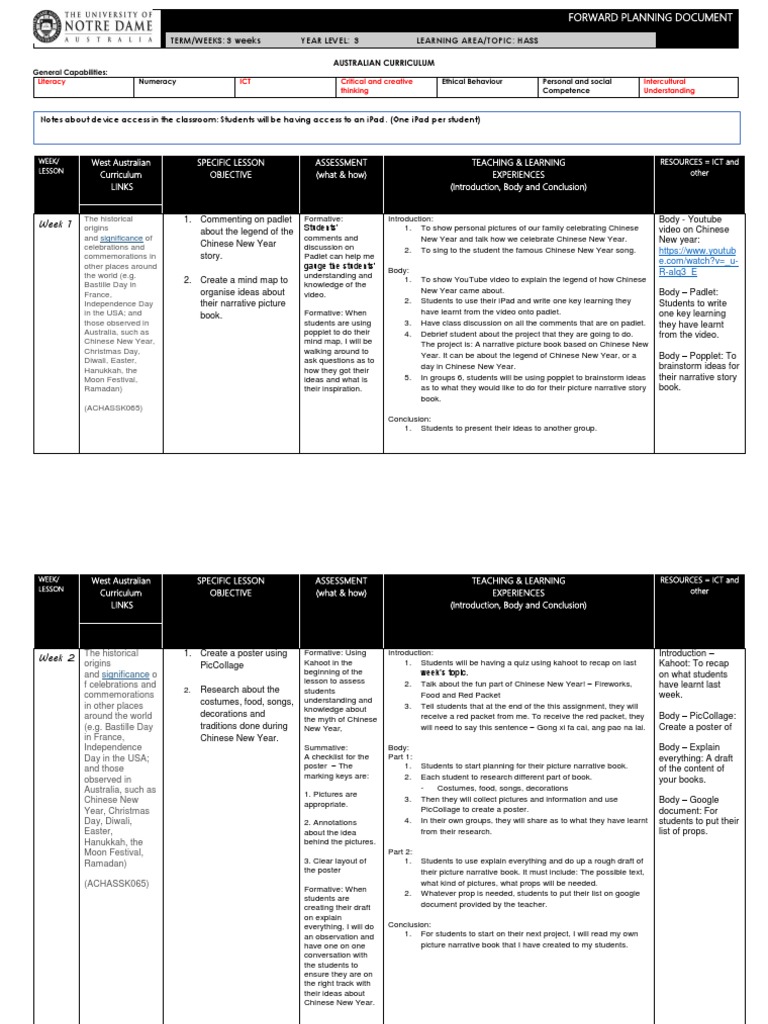 Simplified Planning | PDF | Educational Technology | Curriculum