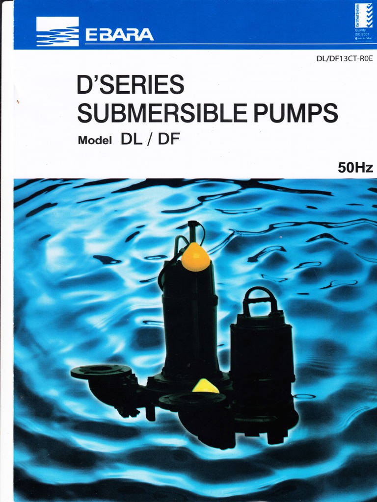 Brosur Pompa Submersible Ebara | PDF | Hydraulics | Mechanical Engineering