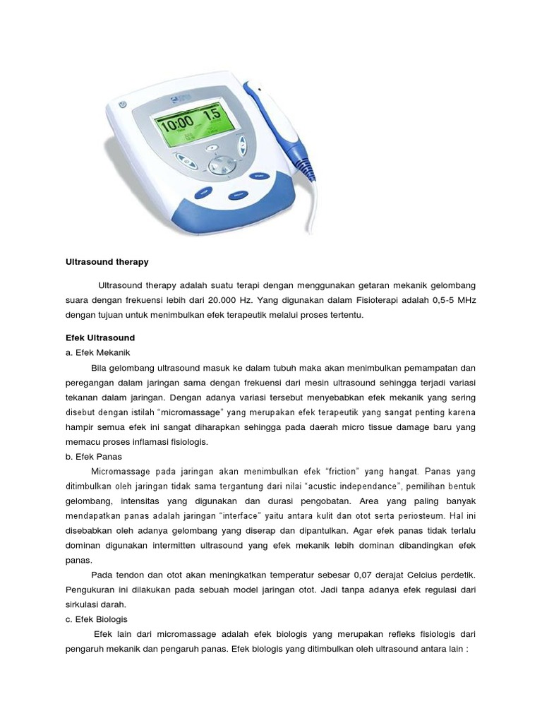 Peralatan Terapi Dasar | PDF