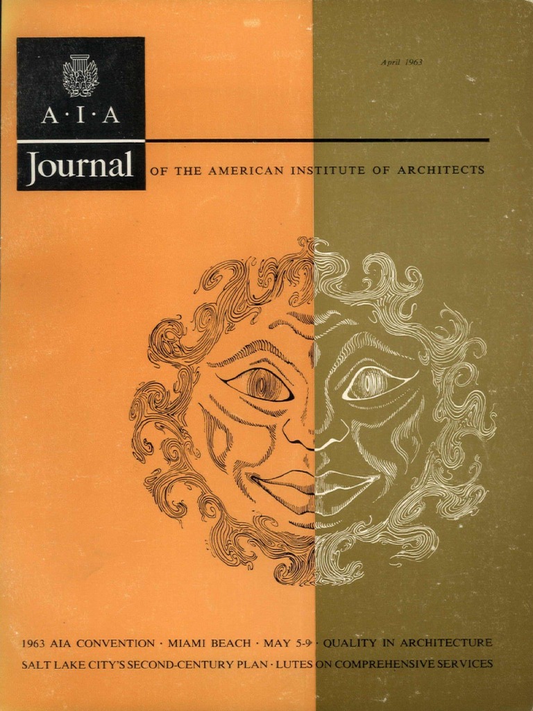 AIA Journal 1963-04 | PDF | Urban Design | Geography