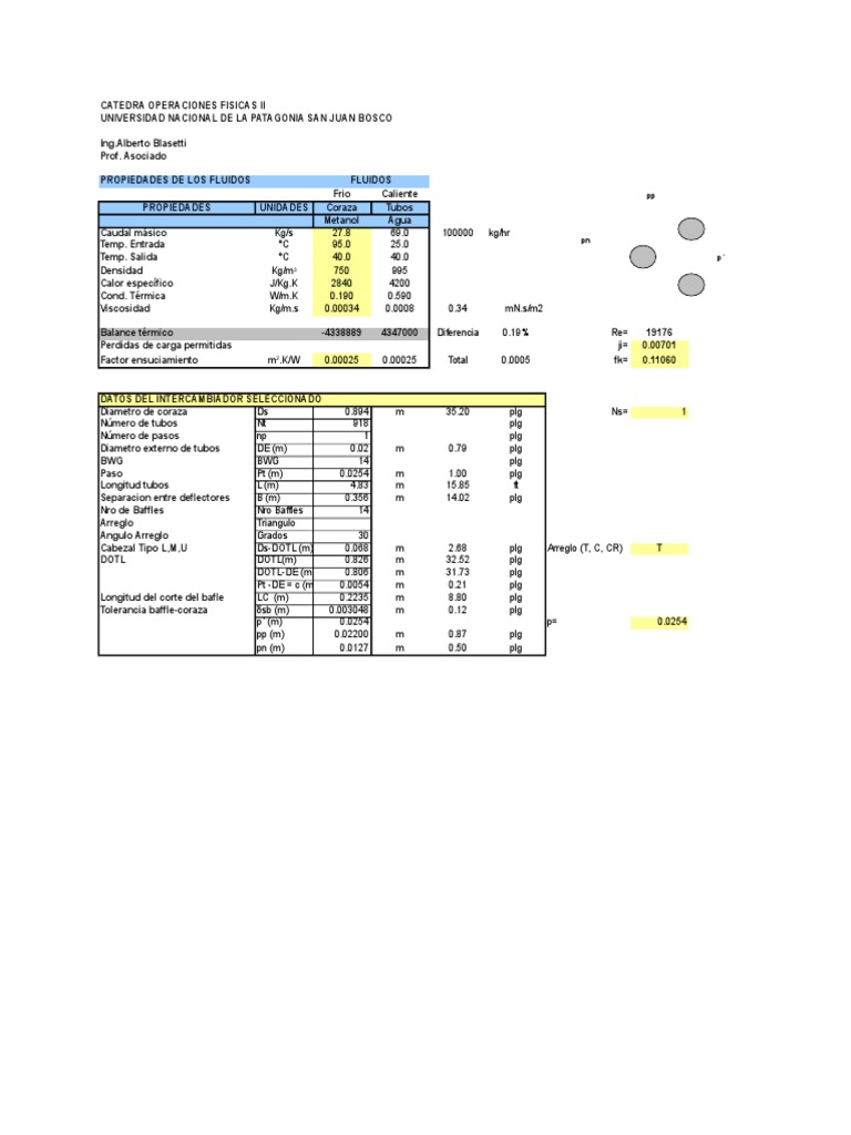 Calculos Segun Metodo Bell-Delaware | PDF