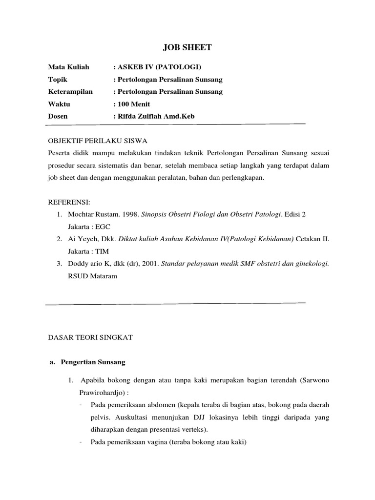 Job Sheet 3 PDF | PDF