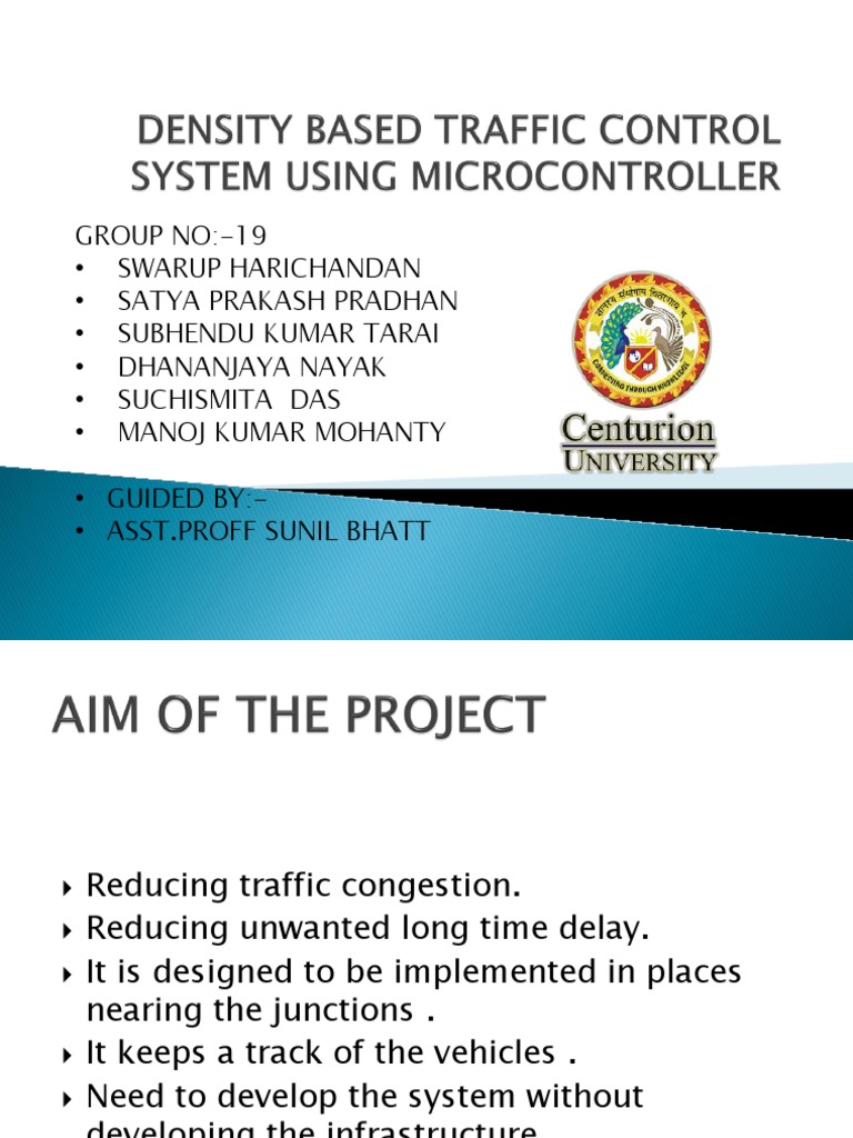 Density Based Traffic Control System Using Microcontroller | PDF ...
