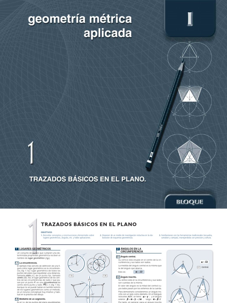 Trazados Básicos | PDF | Triángulo | Circulo