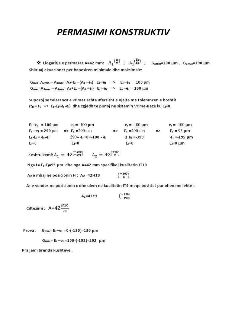 Detyra Kursit Tek - Mekanike | PDF