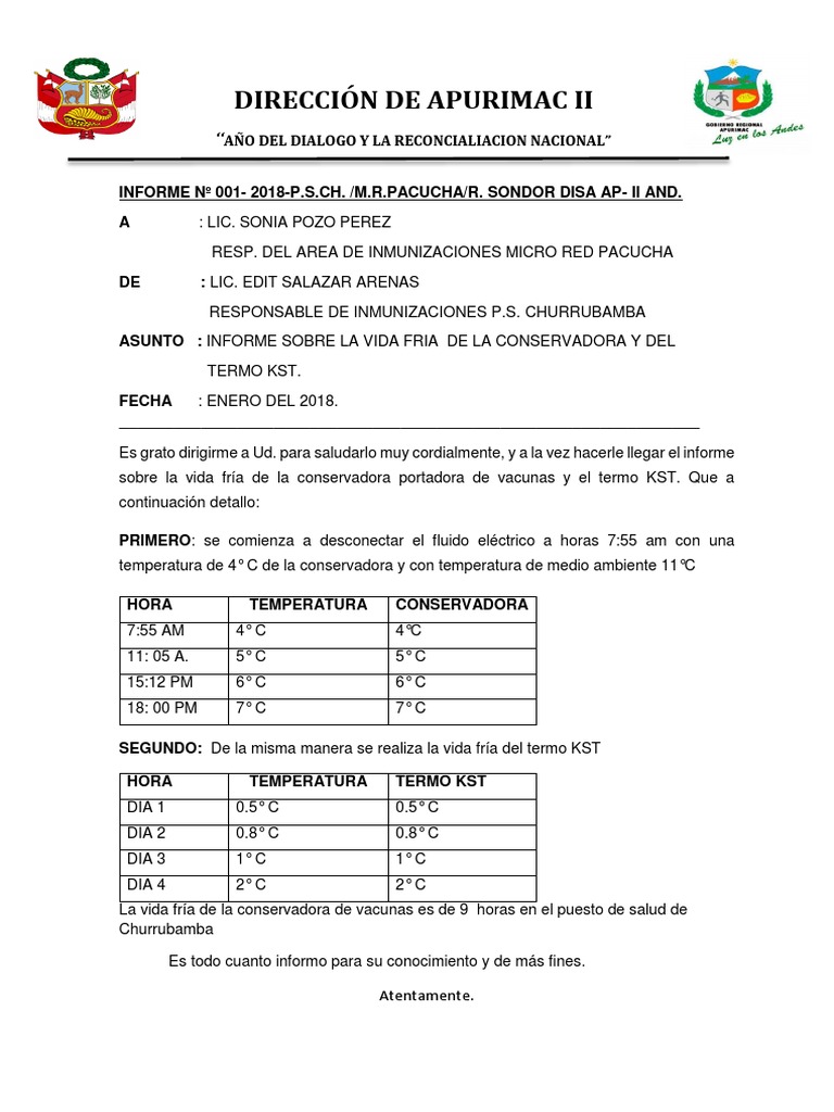Informe de La Vida Fria | PDF