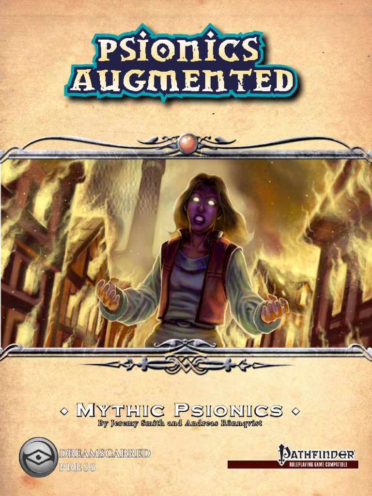 DRP2310 Psioncis Augmented Mythic Psionics LITE | PDF | Fantasy Role ...