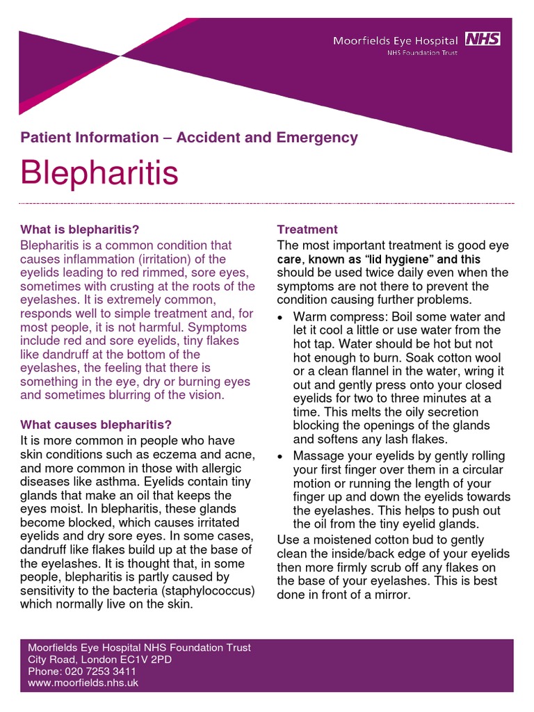 A&E Blepharitis | Medical Specialties | Diseases And Disorders