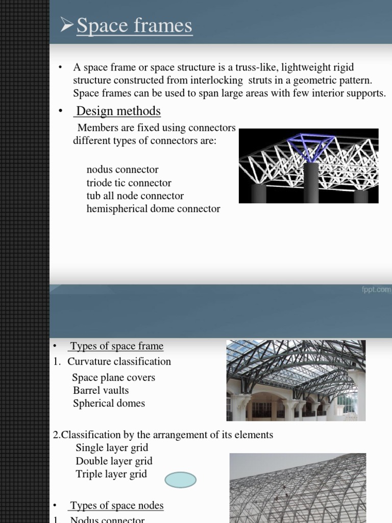 Space Frame | PDF | Dome | Components