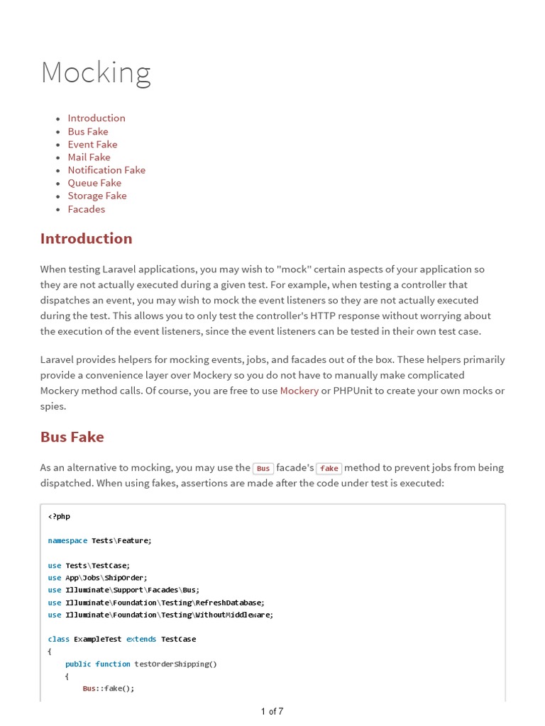 60 Mocking Laravel The Php Framework For Web Artisans Pdf Data Management Computer File 5817