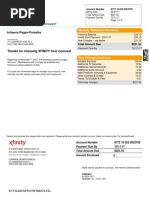 Xfinity Bill PDF | PDF | Fee | Video