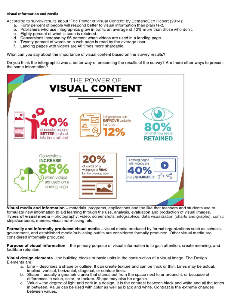 Visual Information and Media | Download Free PDF | Composition (Visual ...