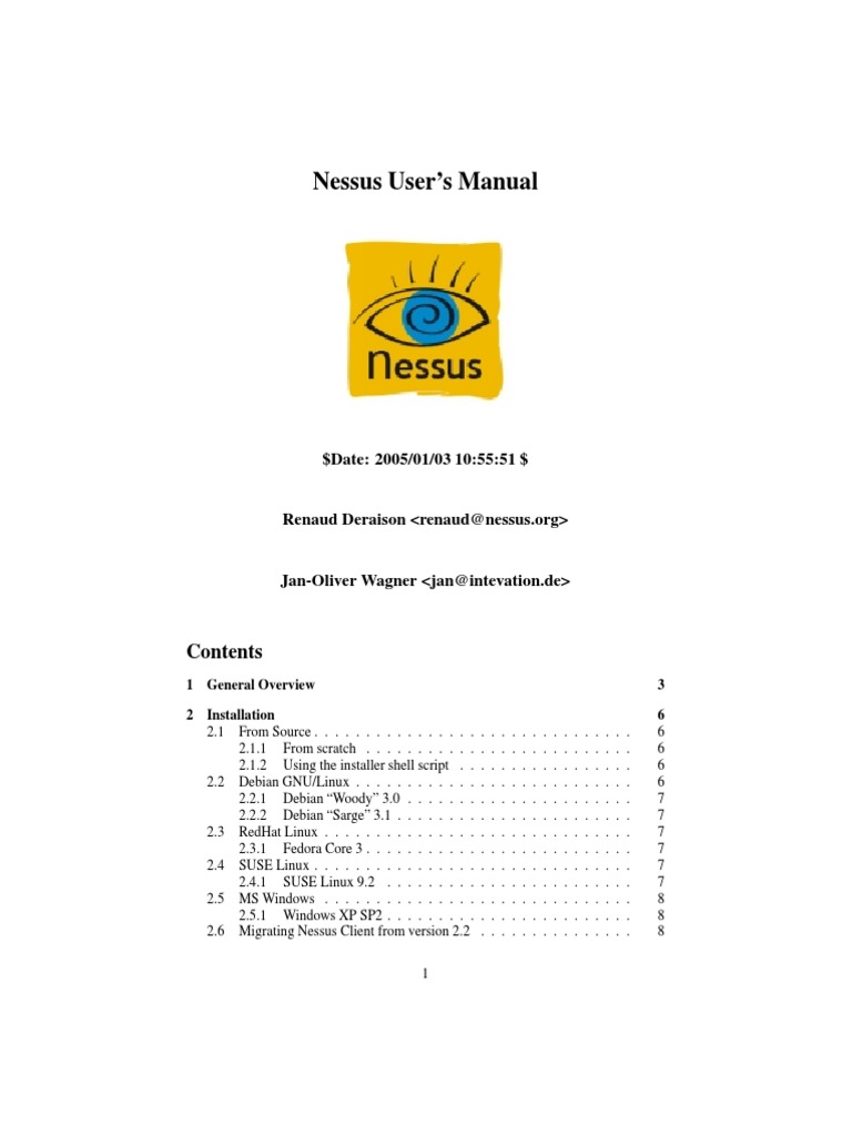 Nessus Users Manual | Download Free PDF | Port (Computer Networking) | Password