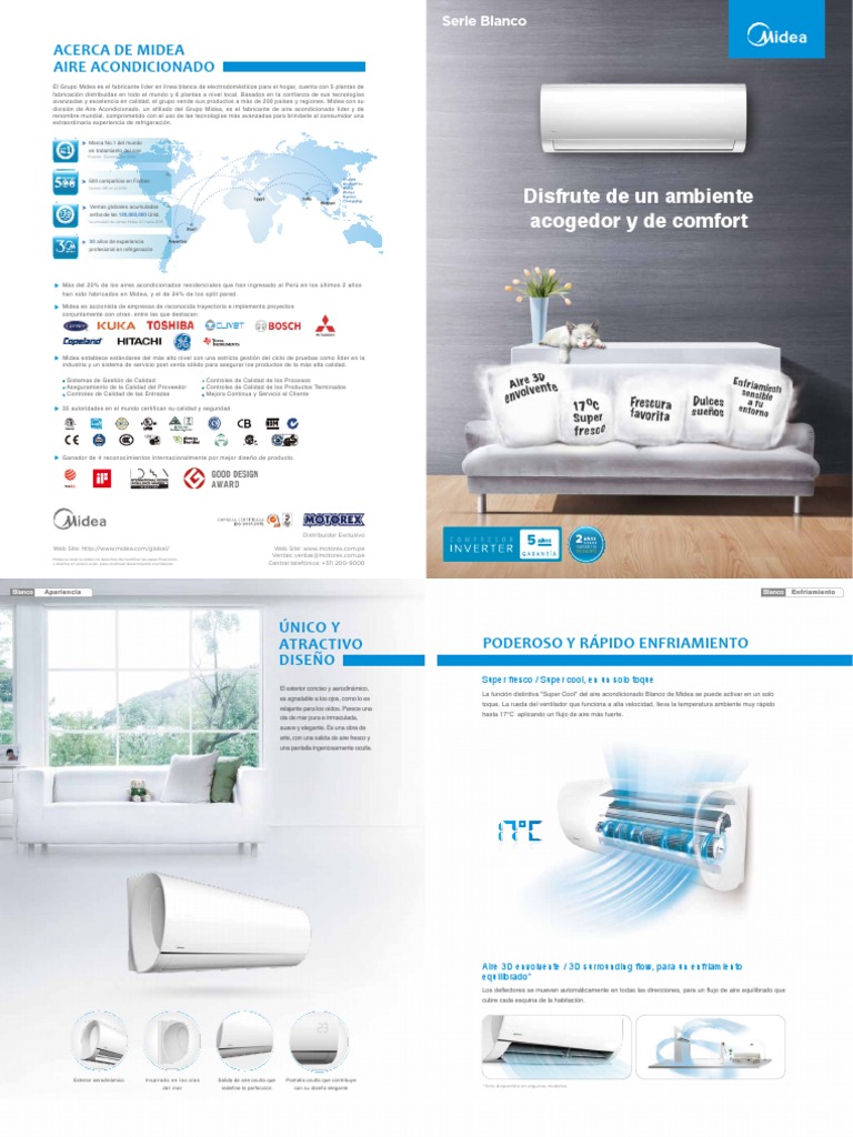 Ficha Tecnica Equipos Split | Aire acondicionado | Calidad (comercial)