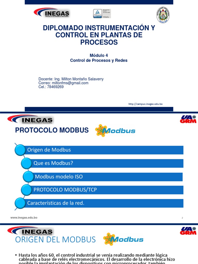 Modbus V1 | PDF | Controlador lógico programable | Protocolo de Control ...