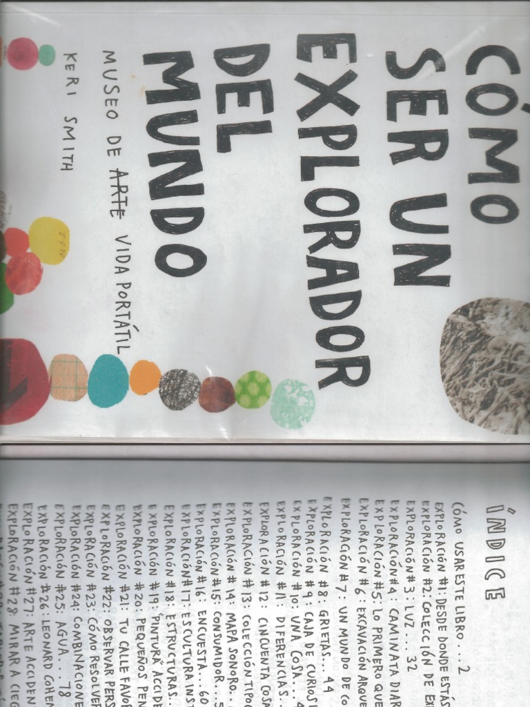 Cómo Ser Un Explorador Del Mundo Pdf