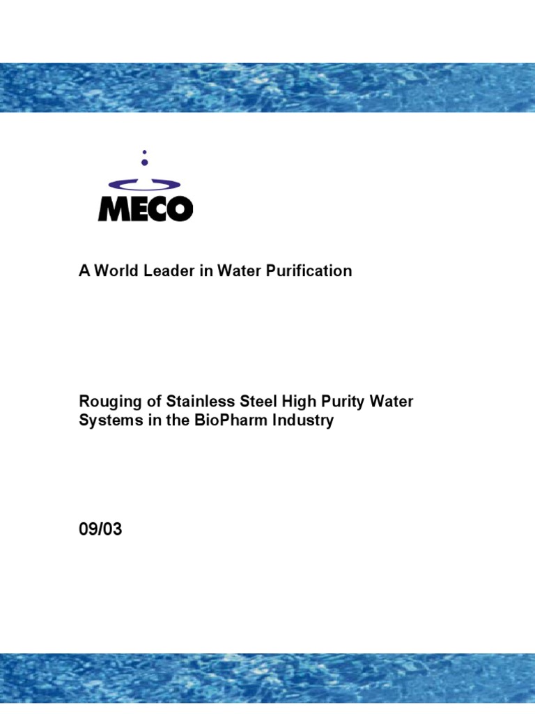 Rouging Spec For SS | PDF | Corrosion | Stainless Steel