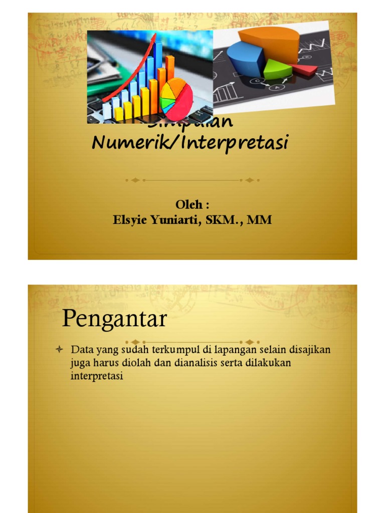 Simpulan Numerik | PDF