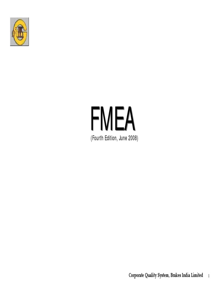 Course Material Process FMEA 4th Edition | PDF | Production And ...