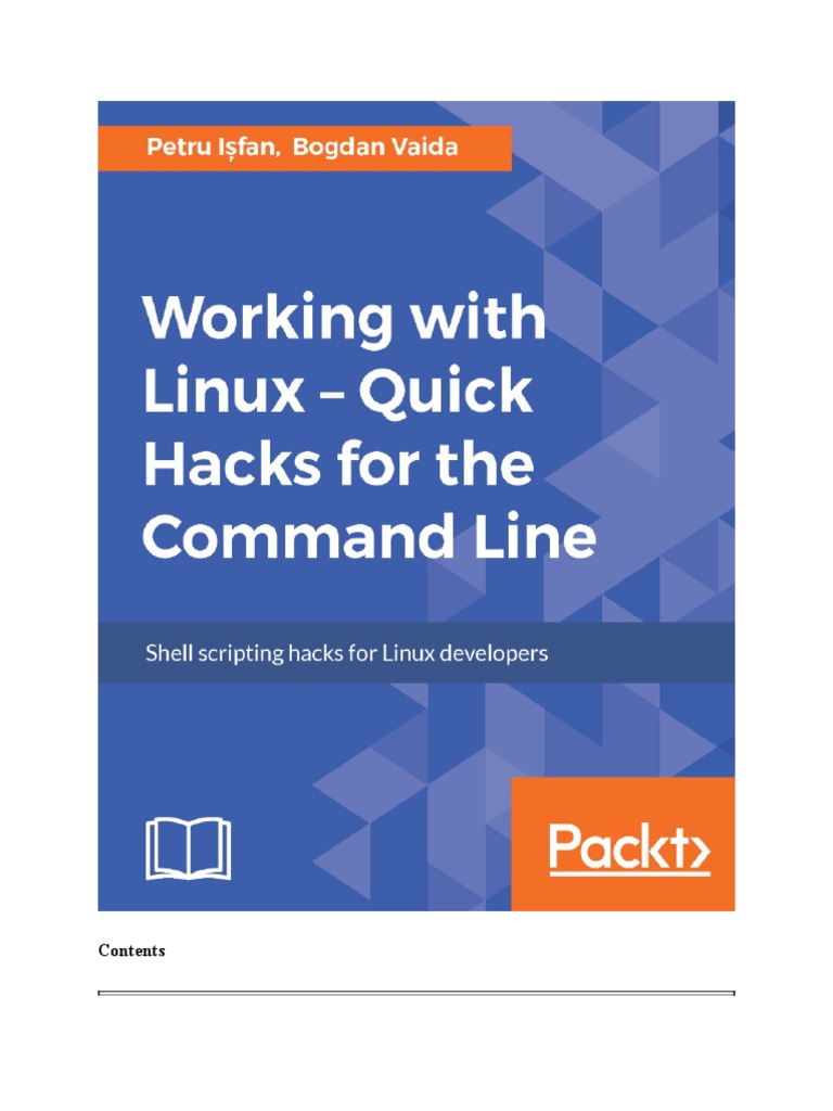 Working With Linux Quick Hacks For The Command Line Download Free Pdf Command Line