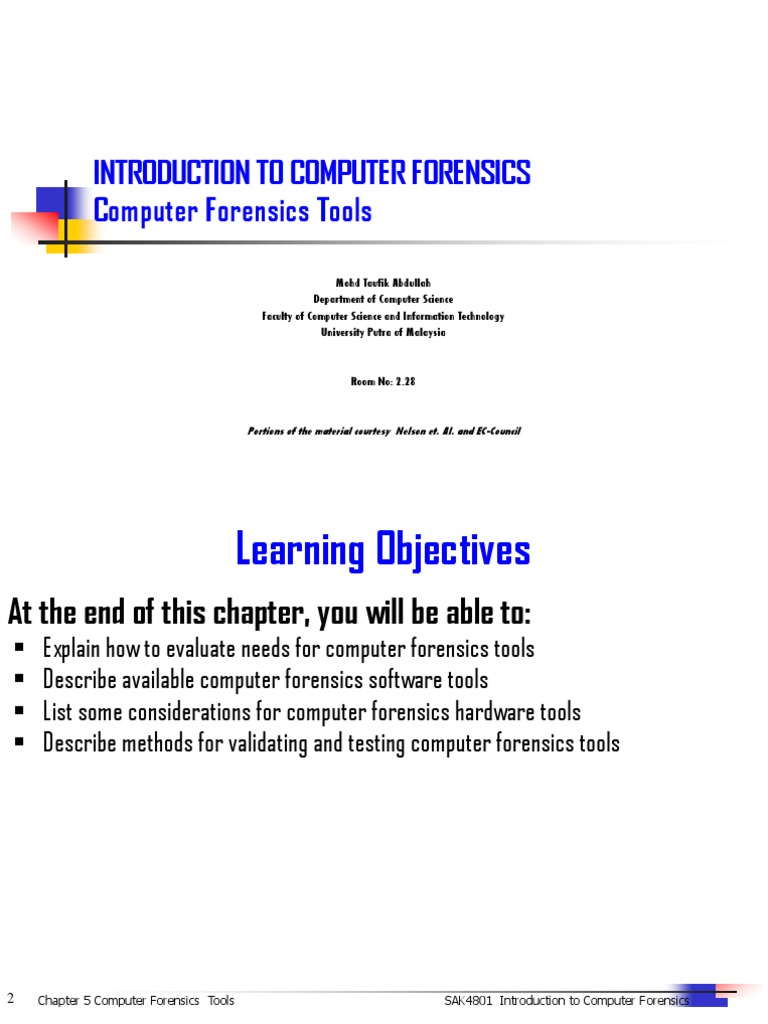 05-Computer Forensic Tools | PDF | Computer Forensics | Command Line ...
