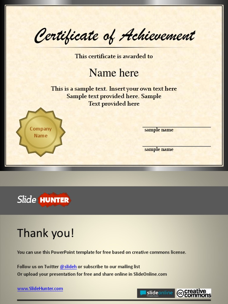 13 Diploma Template For Powerpoint | PDF