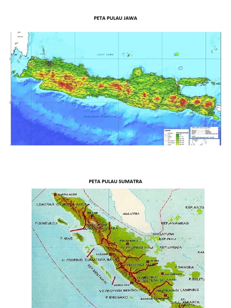 Peta Pulau Jawa | PDF