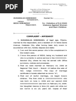Sample Information - Estafa | PDF