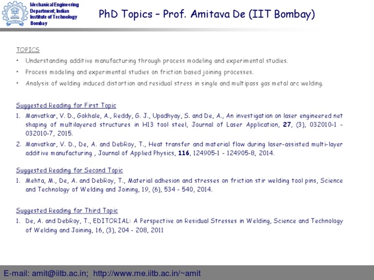 Prof Amitava de | PDF | Technology & Engineering