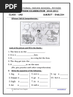 Holiday Homework Class UKG | PDF | Homework