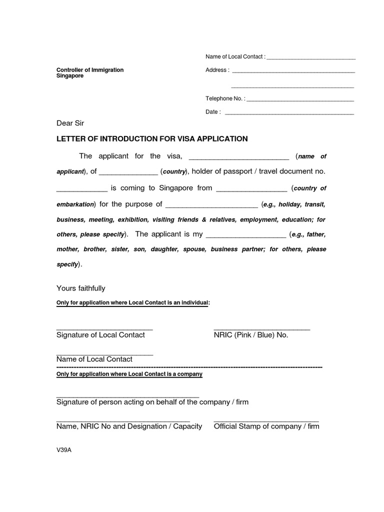 Letter of Introduction PDF | PDF