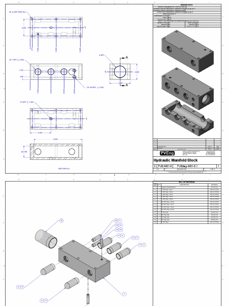 Sample6 FEA Drawing PDF | PDF | Pipe (Fluid Conveyance) | Gases