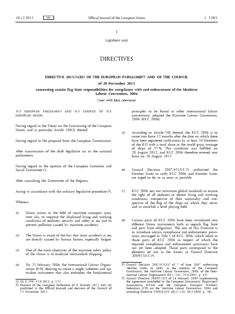 Directives: (Legislative Acts) | PDF | Directive (European Union ...