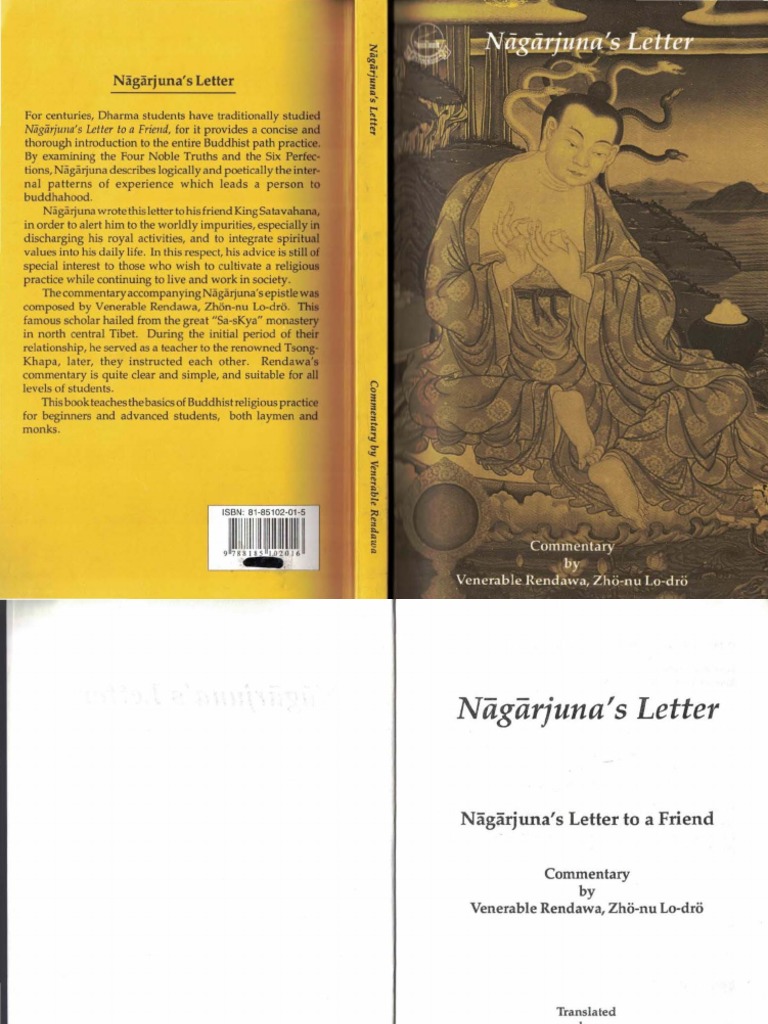 Nagarjunas Letter With Rendawa Commentary Engle Translation | PDF ...