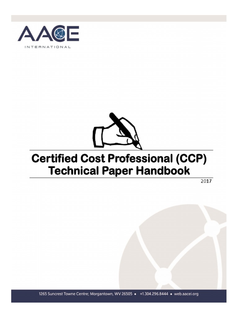 Aace CCP Handbook | PDF | Thesis | Professional Certification