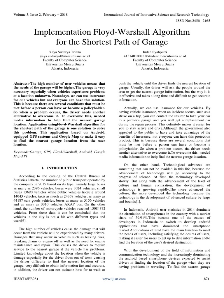Implementation Floyd-Warshall Algorithm | PDF | Application Programming ...
