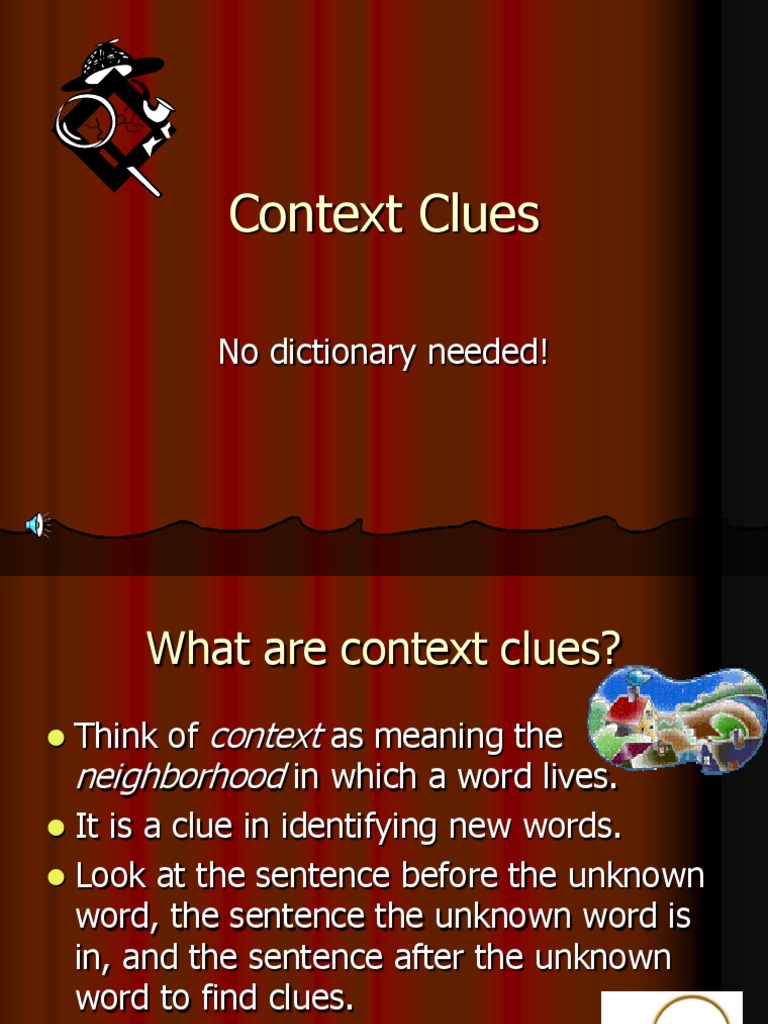 Understanding Context Clues | PDF | Bracket | Sentence (Linguistics)